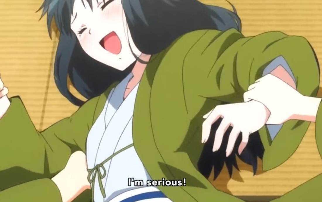 Manga and anime tickle scenes