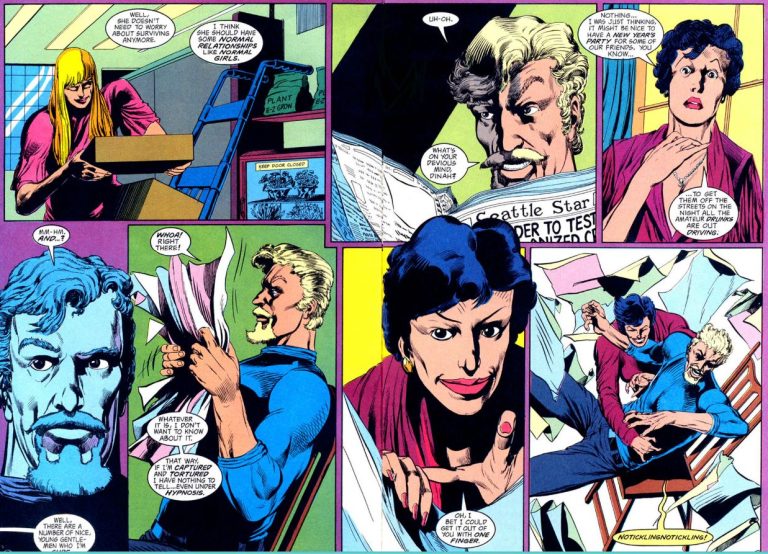 Ticklish superheroes: tickling scenes with comic heroes